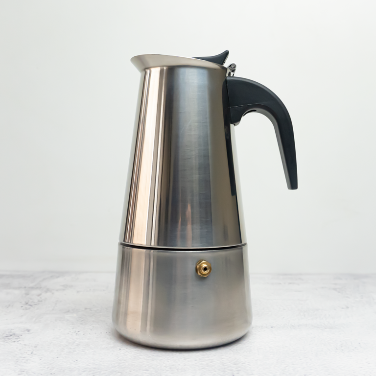 Cafetera Moka de Acero Inoxidable 6 tazas YOLIFE - CAFÉS DE ESPECIALIDAD