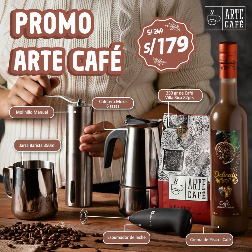 Promo Arte Café (con molinillo) - Venta de café tostado en grano y ...