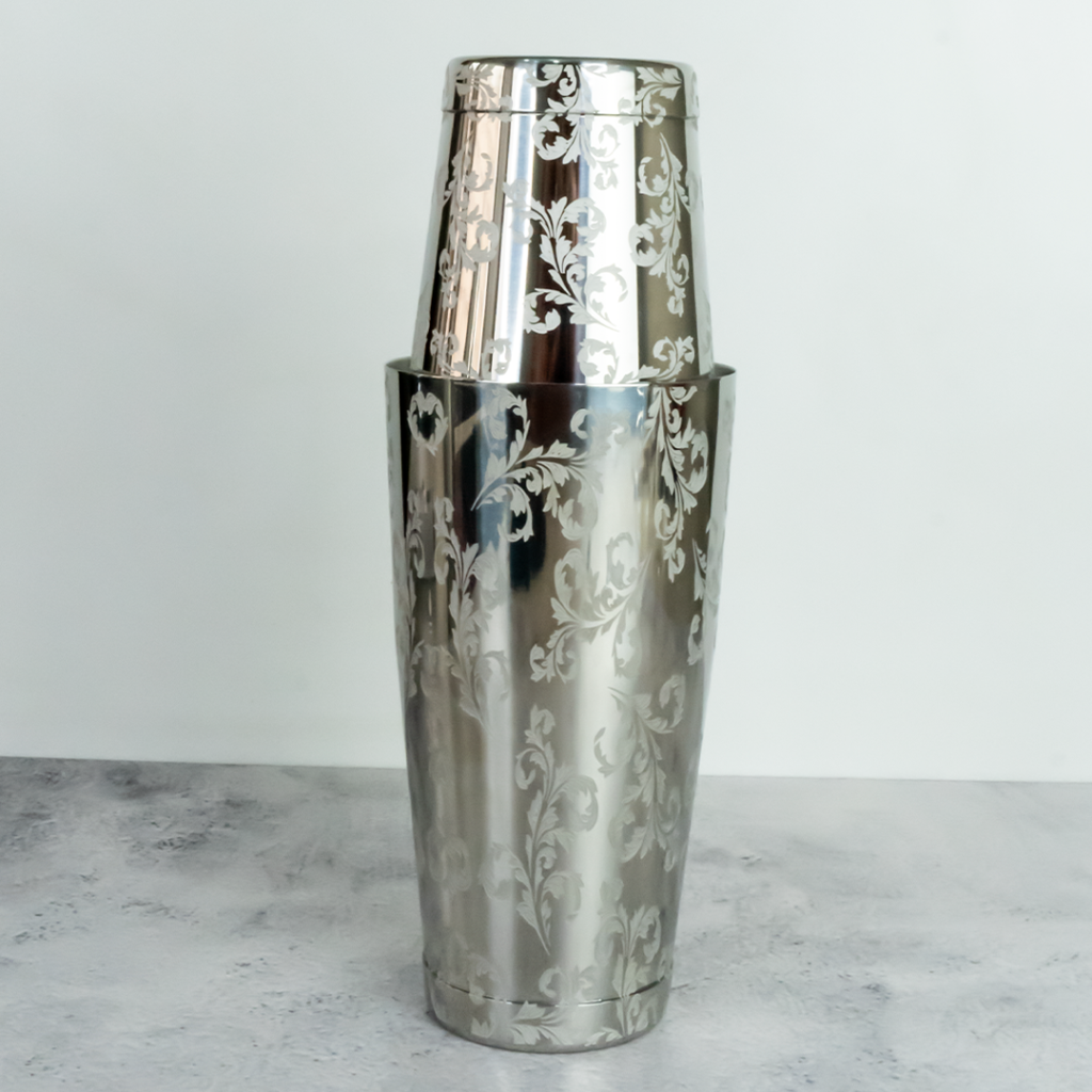 Coctelera Boston doble c/peso 28- 18 oz con diseño - Venta de café ...