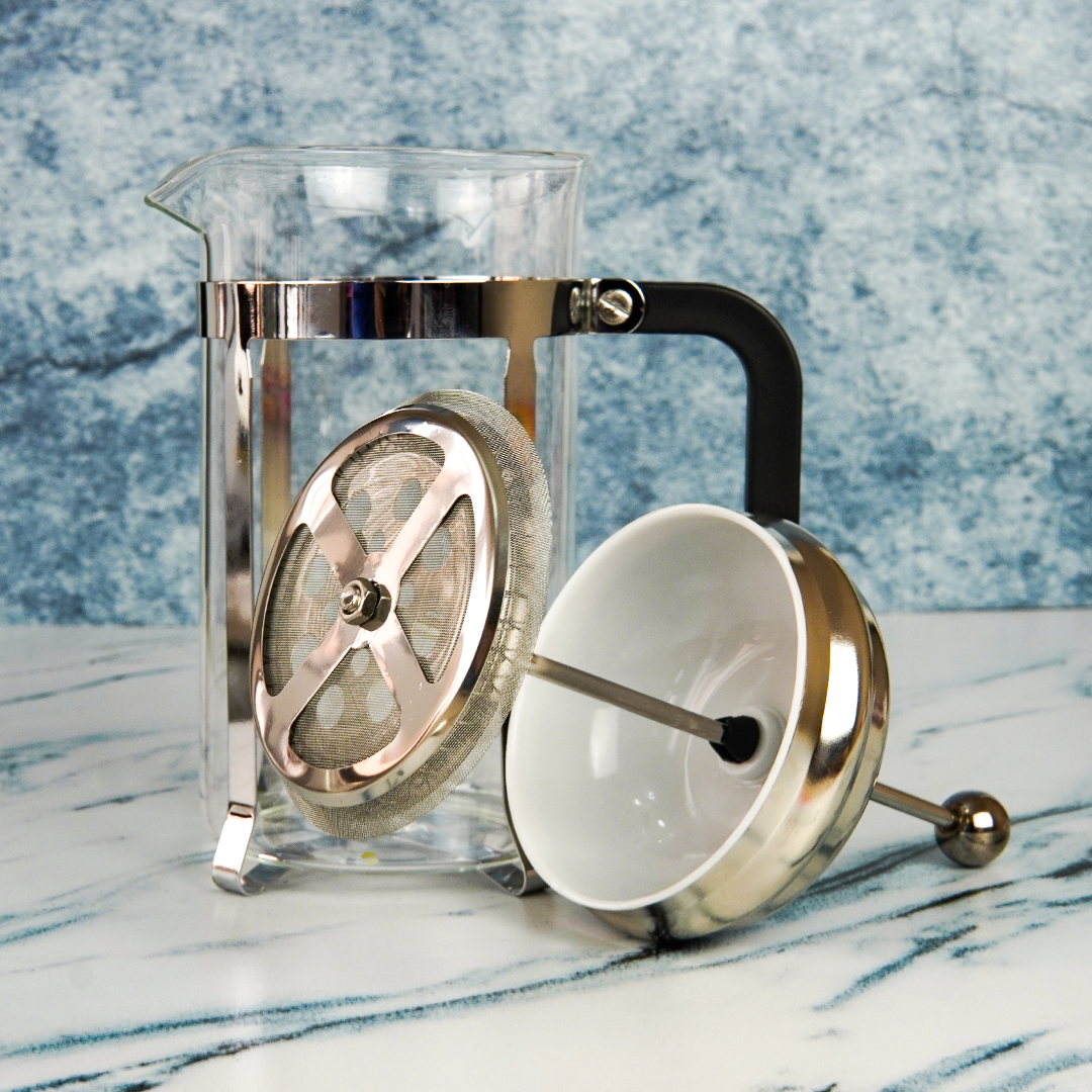 Prensa Francesa Cromada 600ml - CAFÉS DE ESPECIALIDAD